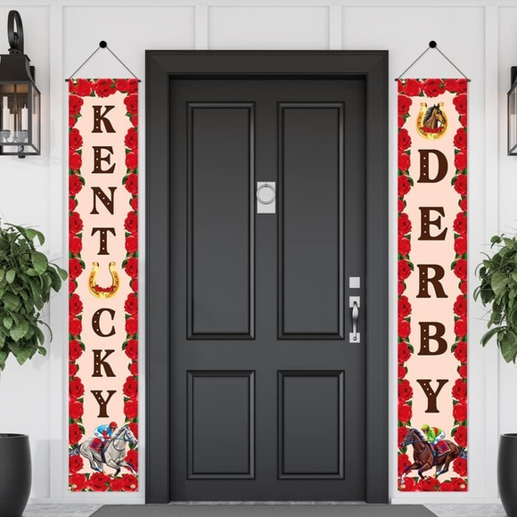Party Supplies | Kentucky Derby Banner Decorations Outside Or Inside ...